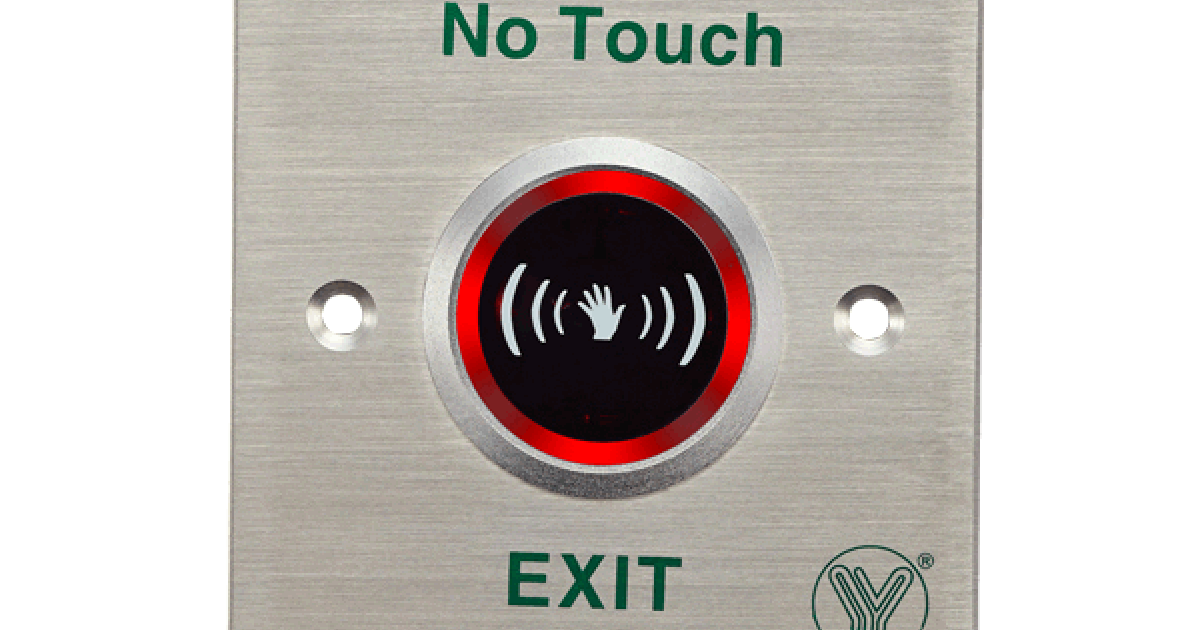 ISK-841C * Buton de iesire incastrabil, fara atingere, cu infrarosu - Sisteme de securitate ...